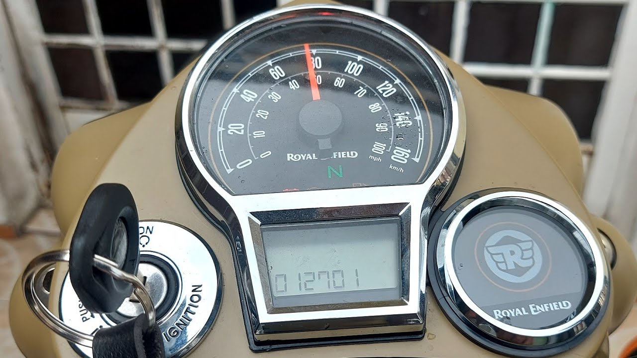 instalação do tripper na Classic 350 signals desert da Royal enfield ...