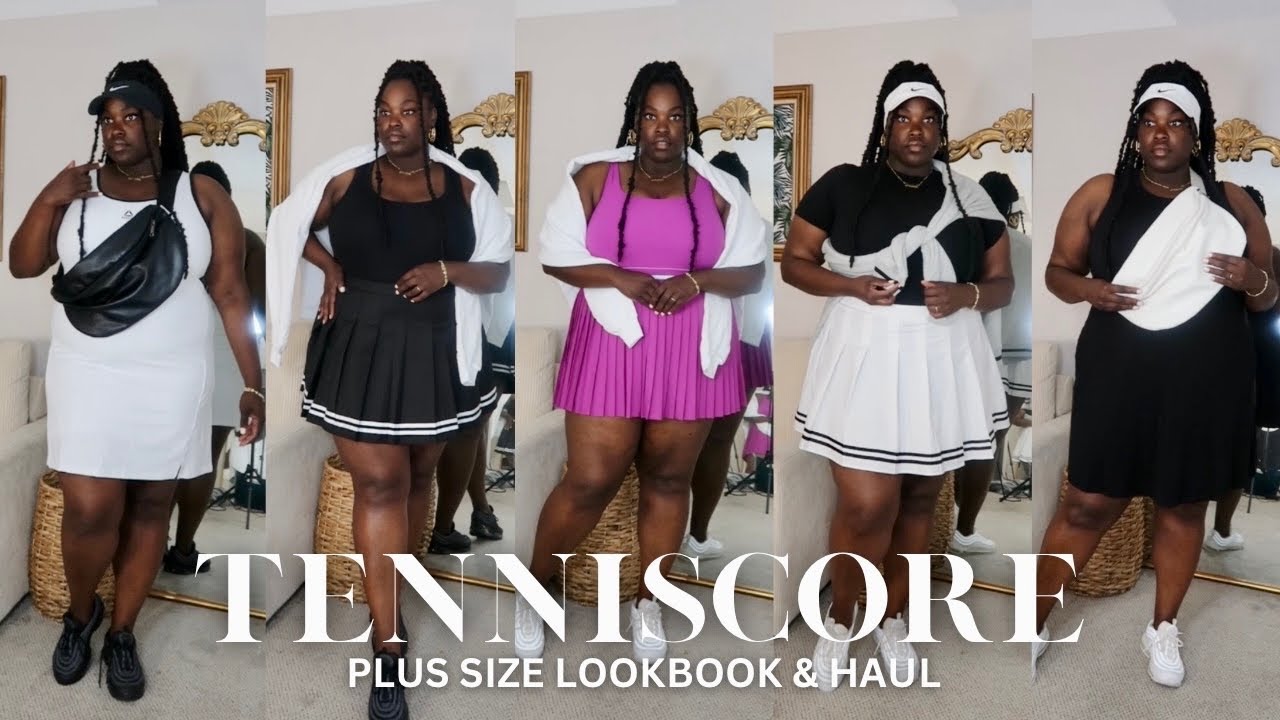 Plus Size Tennis Trend Haul & Lookbook | Tenniscore | Plus Size Tennis ...