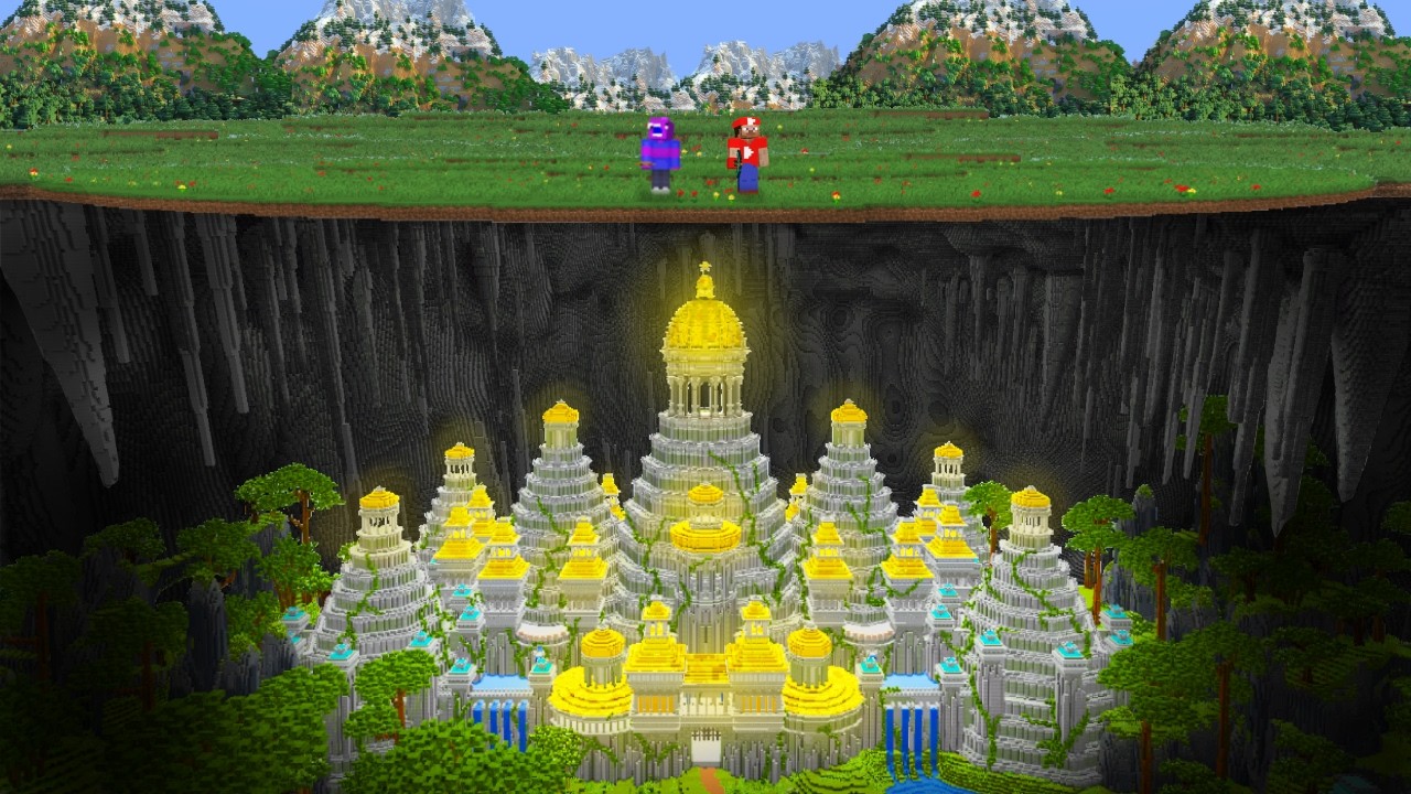 I Created A Secret Minecraft Civilization - YouTube