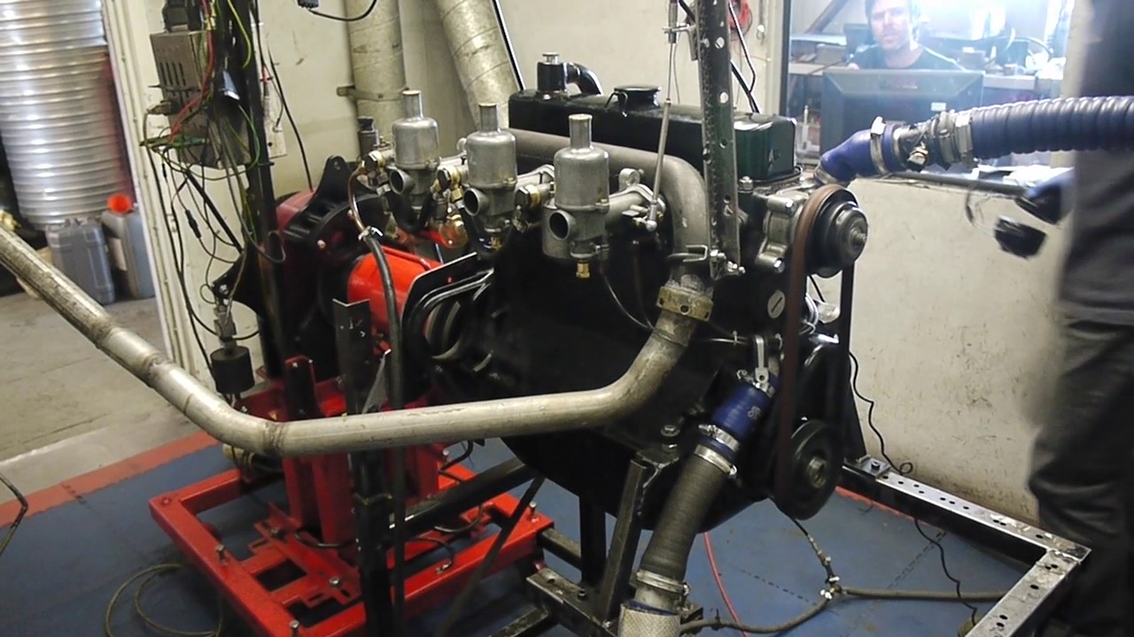 First Dyno start up BMW 319 Engine - YouTube