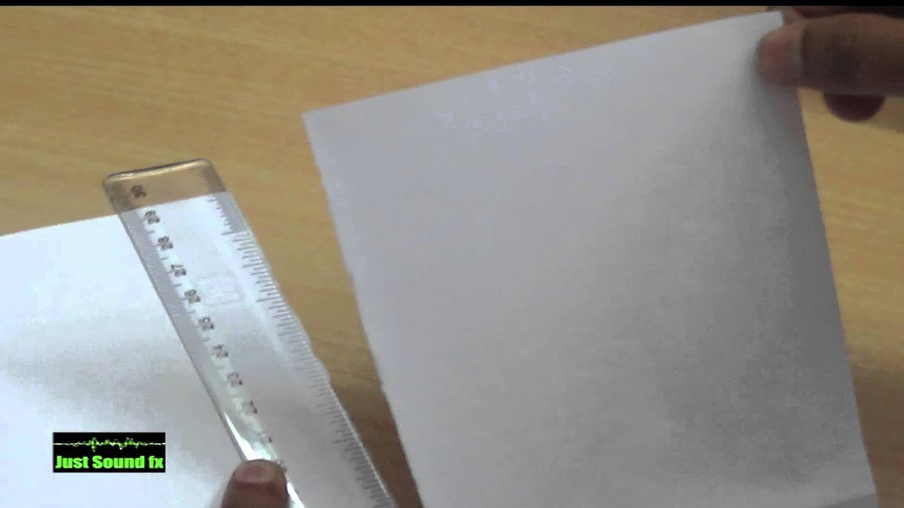 paper rip sound - YouTube