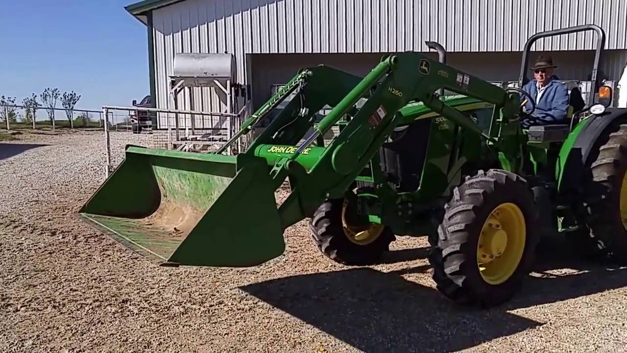 Big Iron Auctions John Deere 5100M H260 Loader - YouTube