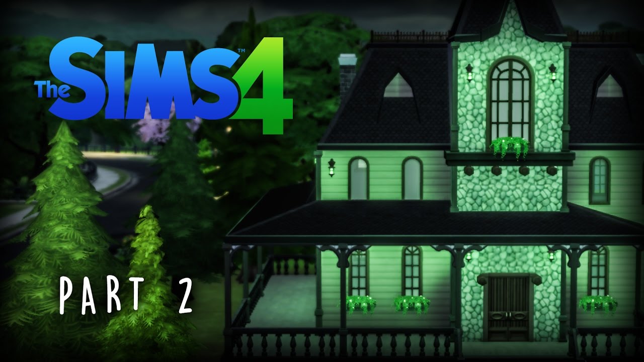 The Sims 4: Haunted House - Speed Build (Part 2 | The Sims 4 Vampires ...