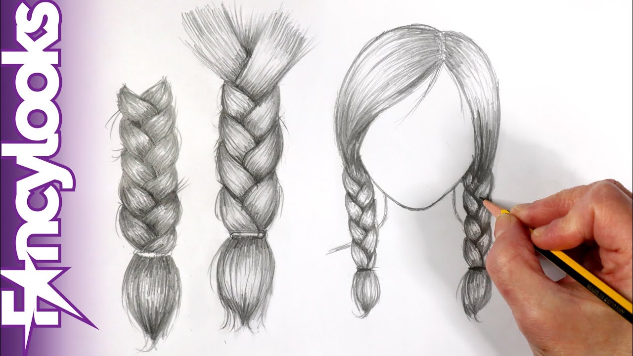 Dibujar Trenzas es fácil - paso a paso - YouTube