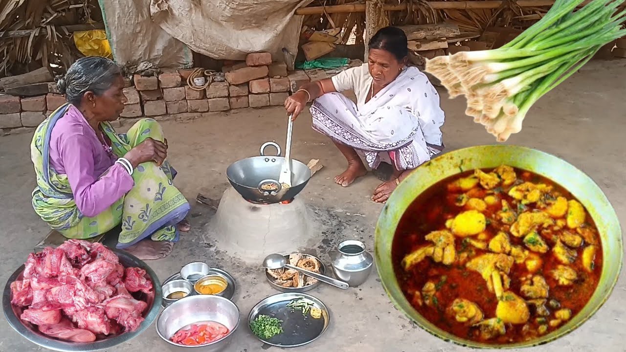 CHICKEN MEATC CURRY recipe cooking by our grandmother for lunch|| - YouTube