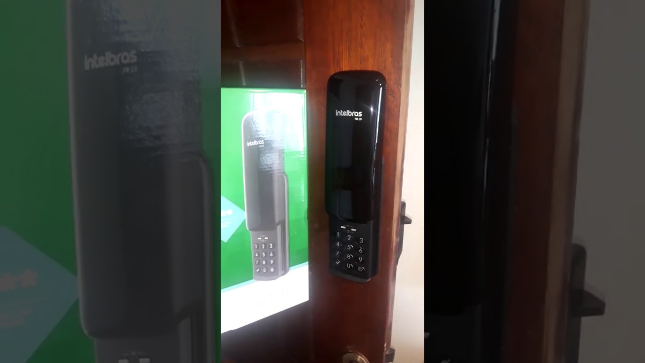 Instalação de fechadura eletrônica digital intelbras fr10 - YouTube