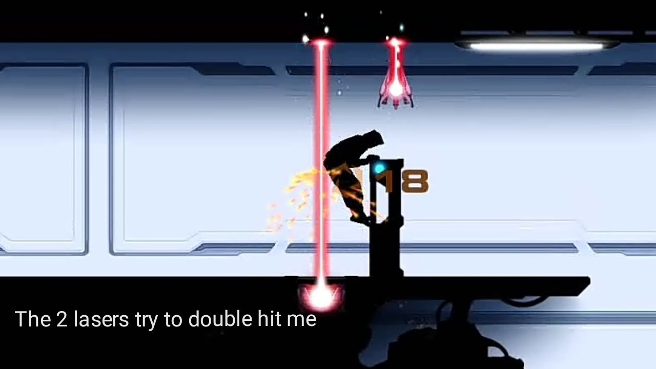 The 2 lasers try to double hit me | Vector 2 - YouTube