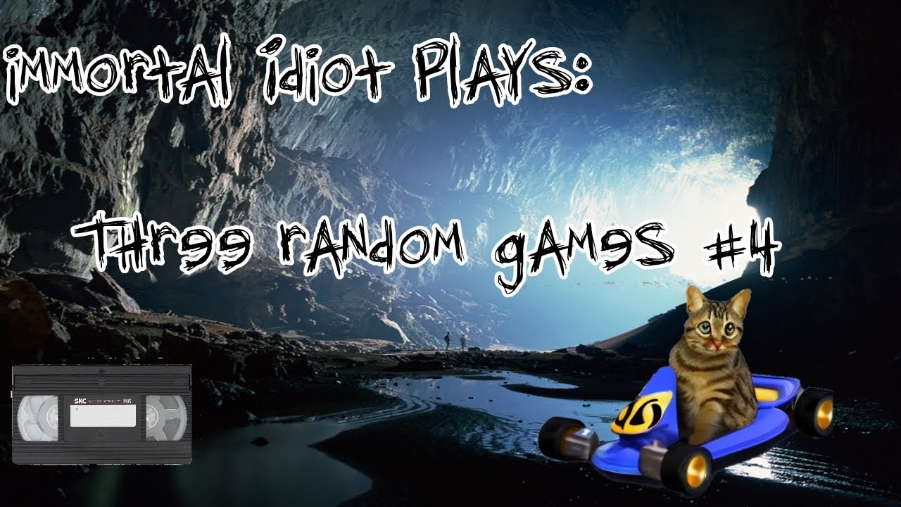 3 Random Games: VHS, Caves, and Kitten Kart - YouTube