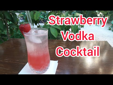 Strawberry vodka: How to make homemade strawberry Vodka cocktail