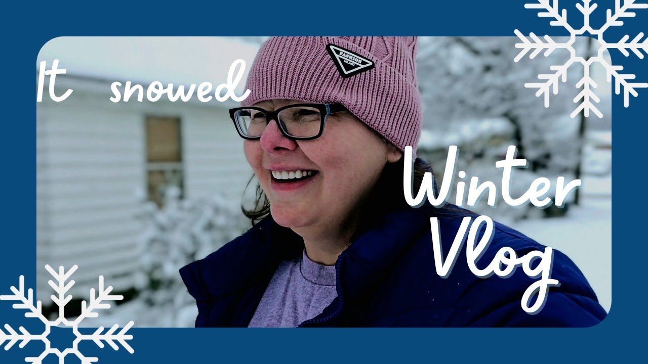We finally got snow! - YouTube