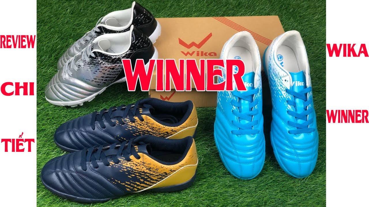 REVIEW GIÀY ĐÁ BÓNG WIKA WINNER - YouTube