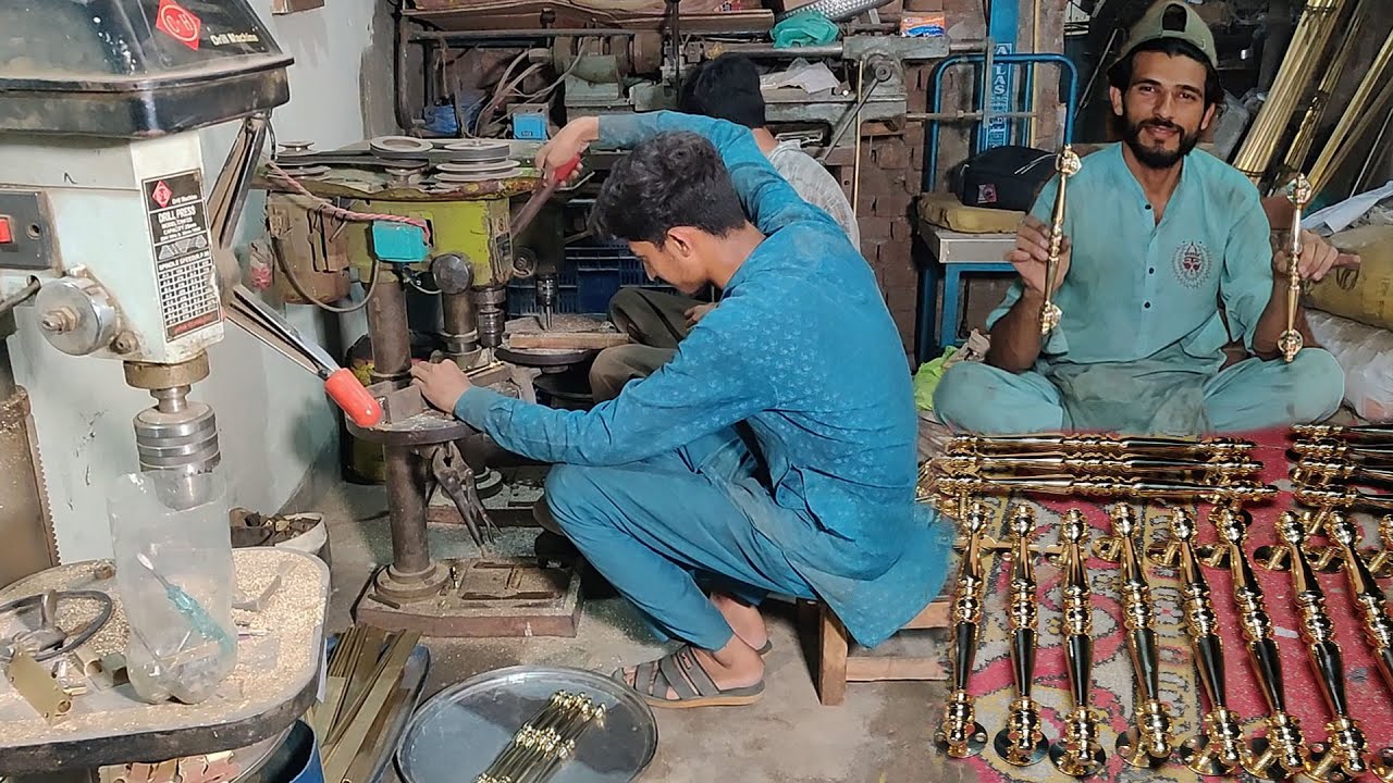 An Amazing Door Handle Making Technique - YouTube