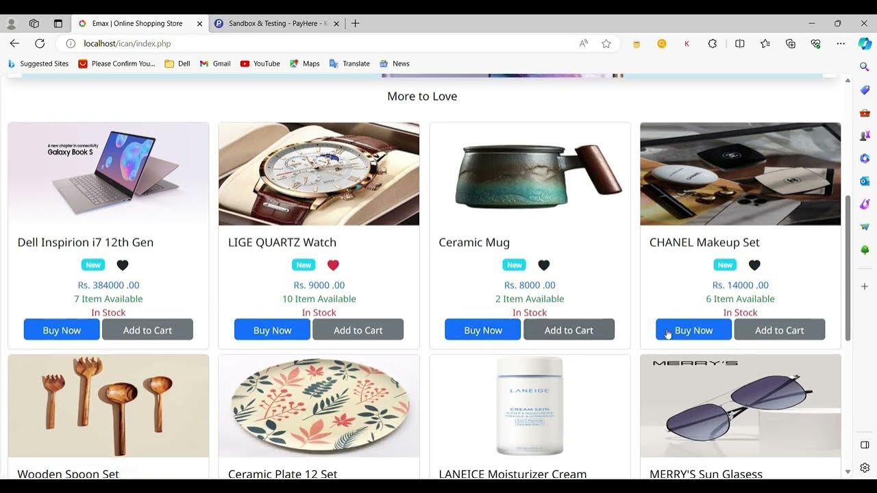 Create A Responsive eCommerce Website Using HTML , CSS, JavaScript and PHP - YouTube