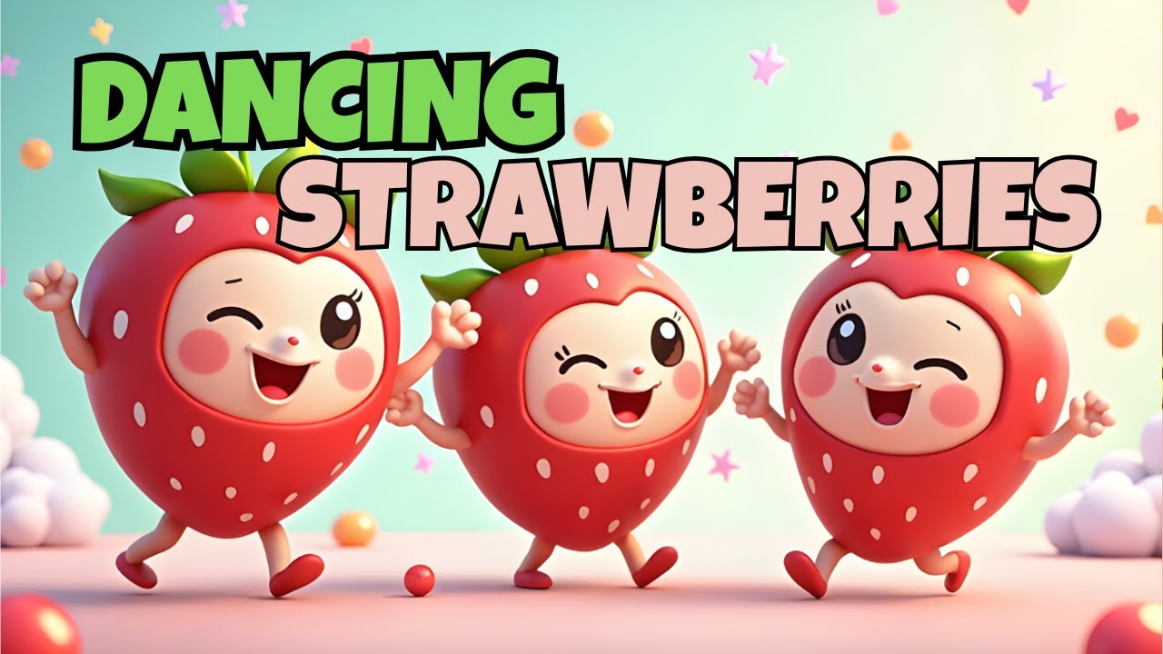 These Dancing Strawberries Will Make Your Day! #babysensory #viralvideo ...