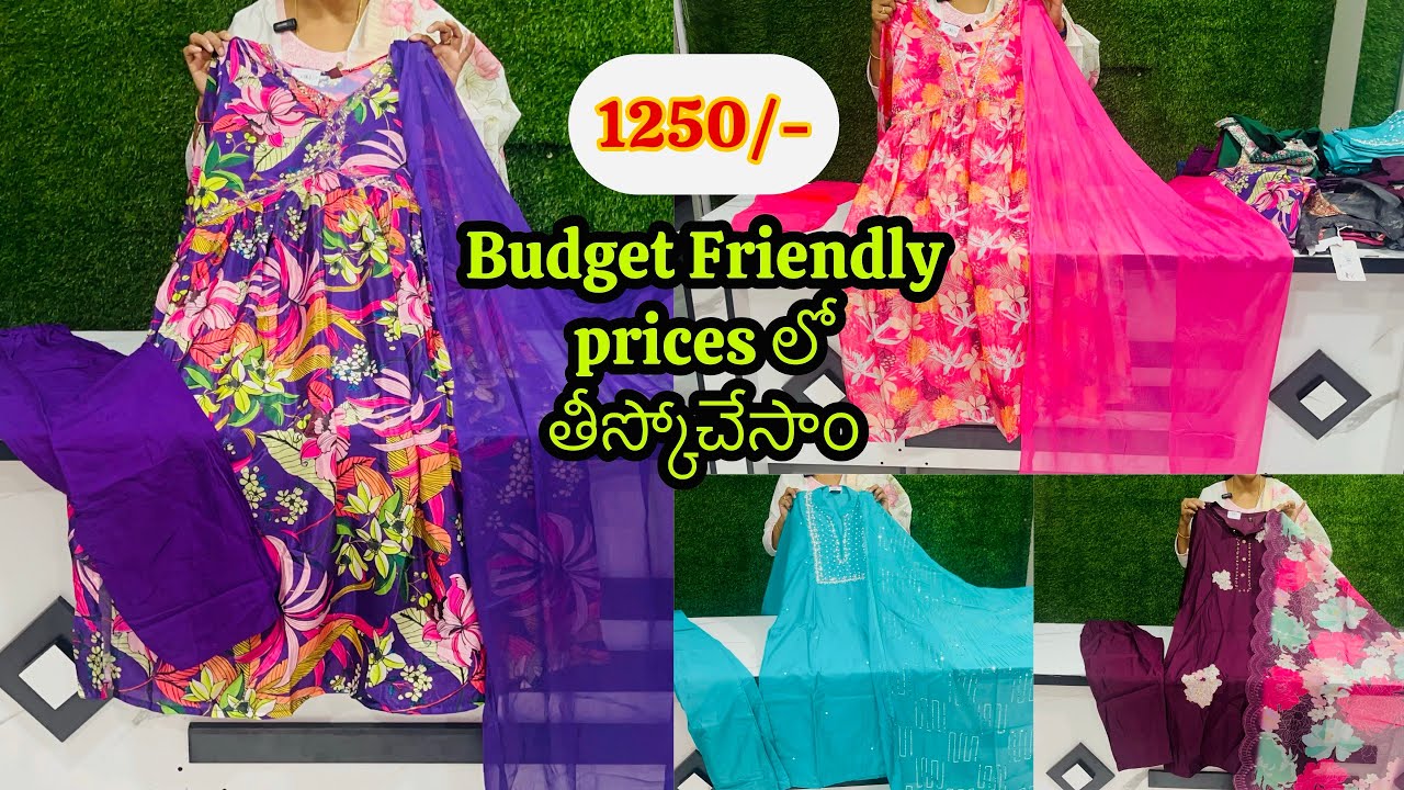 Budget Friendly prices లో తీస్కోచేసాం Kurti sets - YouTube