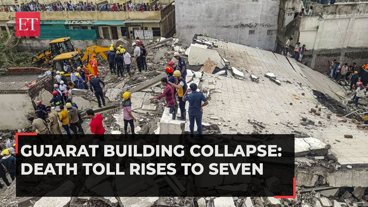Gujarat building collapse: Death toll rises to 7, many feared trapped ...