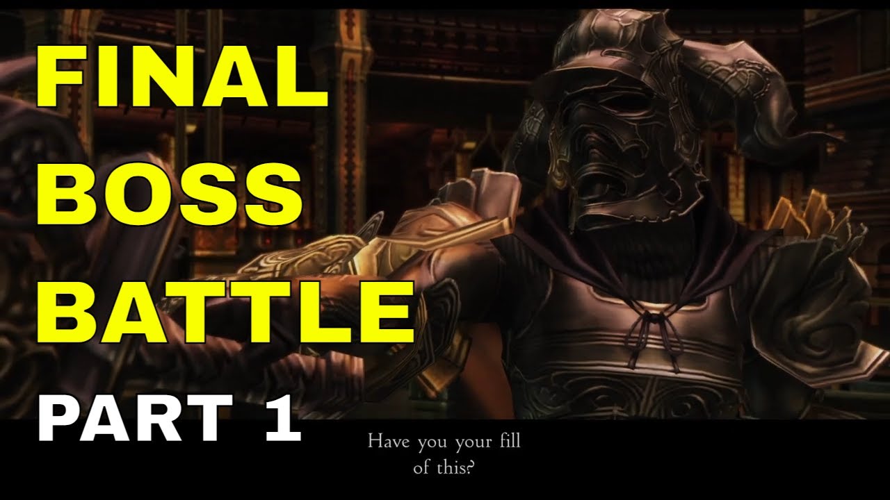 Final Boss Battles - Part 1 - FINAL FANTASY Ⅻ (Gabranth, Vayne) - YouTube