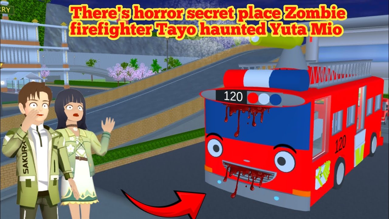 There's horror secret place Zombie Firefighter Tayo haunted Yuta Mio 😱 ...
