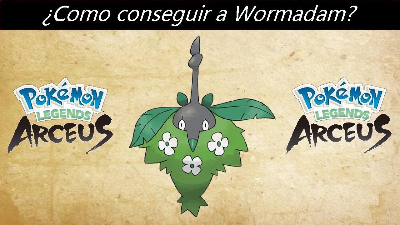 Como conseguir a Wormadam en Pokemon Leyendas Arceus! - YouTube