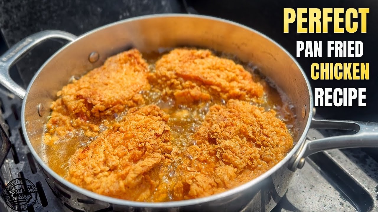HOW TO MAKE THE PERFECT FRIED CHICKEN IN A PAN WITH LESS OIL - YouTube