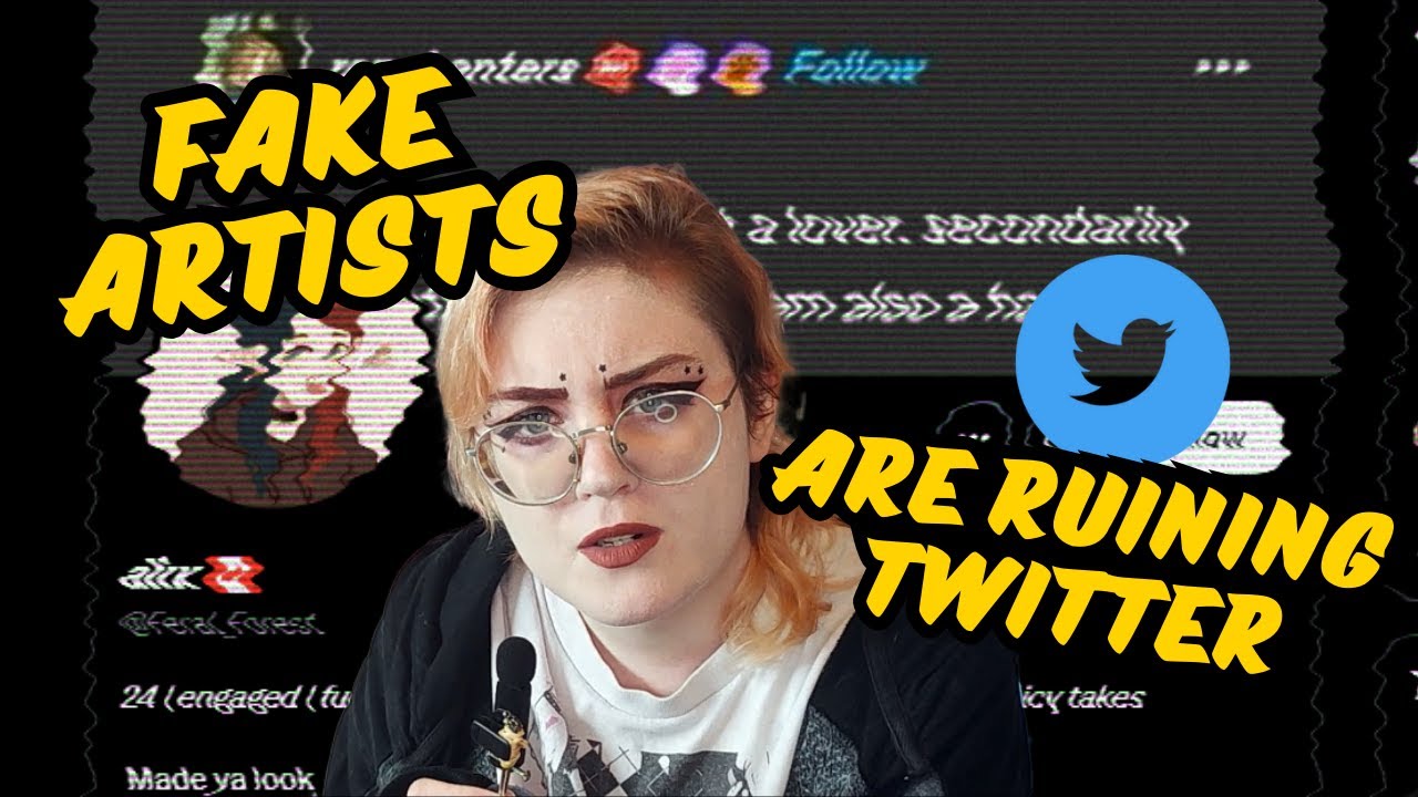 Fake Artists are RUINING TWITTER - YouTube