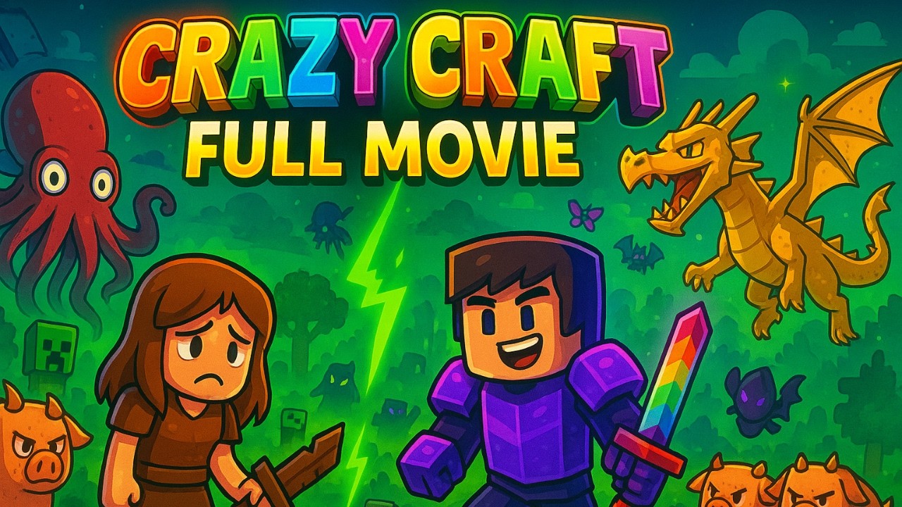 Crazy Craft 2025 Full Movie – OP Loot, Bosses & Dimensions! - YouTube