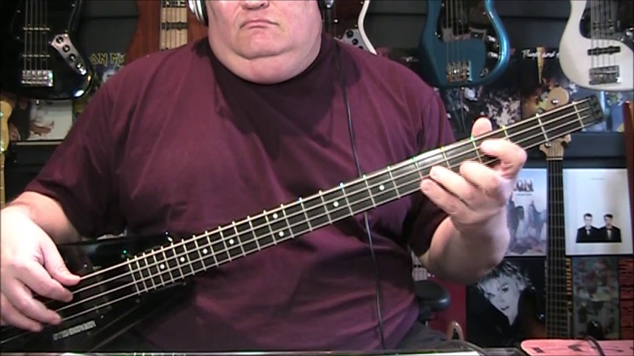 Red Rider Human Race Bass Cover with Notes & Tab - YouTube
