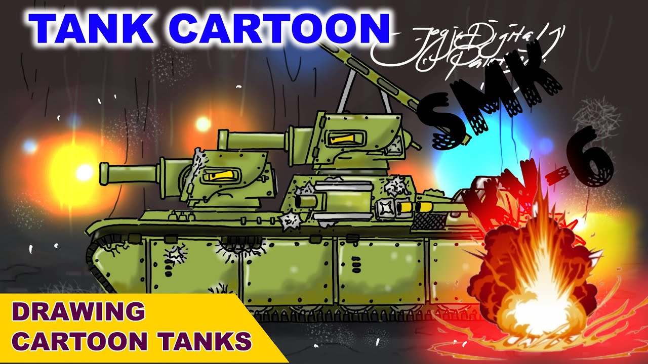 TANK SMK THE BROTHER OF KV 6 PART 2 || MENGGAMBAR KARTUN TENTANG TANK ...