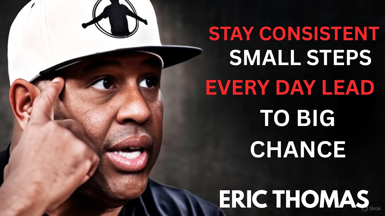 STAY CONSISTENT SMALL STEPS EVERYDAY LEAD TO BIG CHANCE | ERIC THOMAS ...
