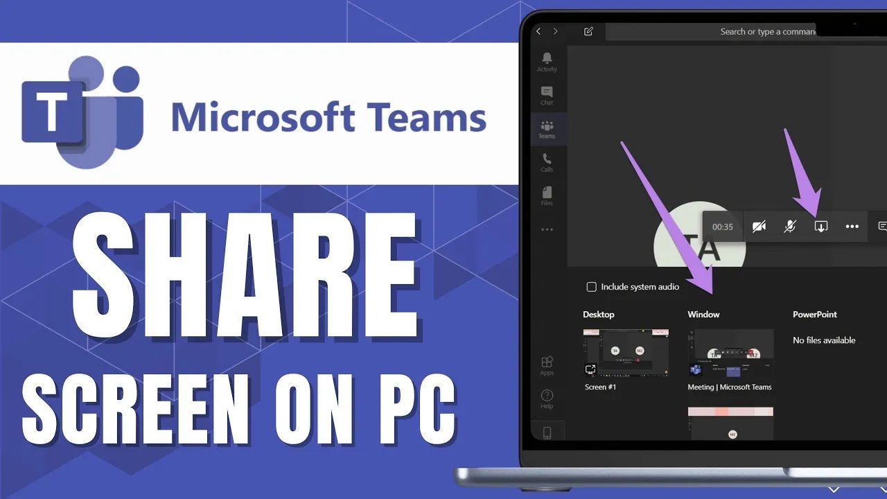 How to Share Screen on Microsoft Teams on PC (Easy Way) - YouTube