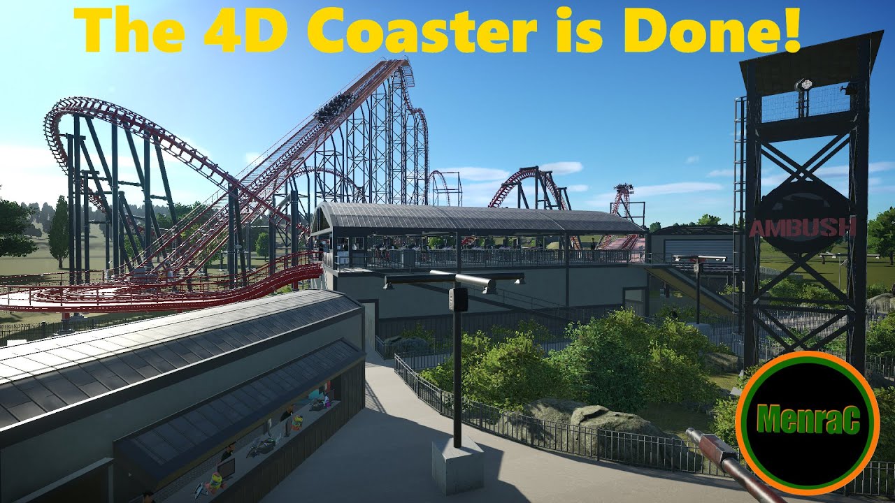 The 4D Coaster is Done! | Planet Coaster - YouTube