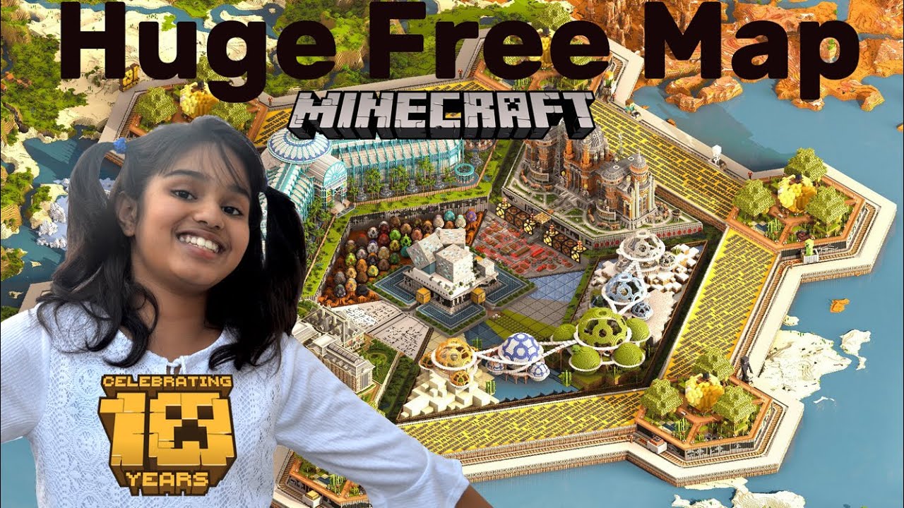 FREE Minecraft Map 10th Anniversary | Walkthrough - YouTube