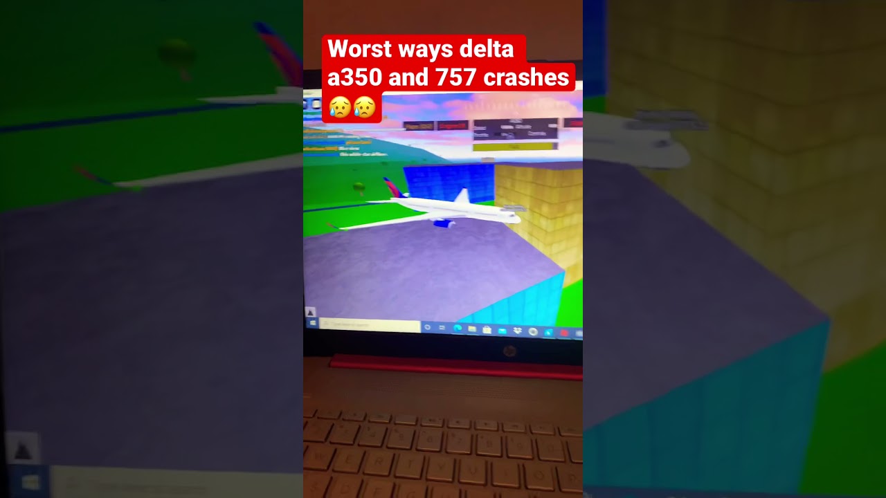 Worst ways delta a350 and 757 crashes😥😥 - YouTube