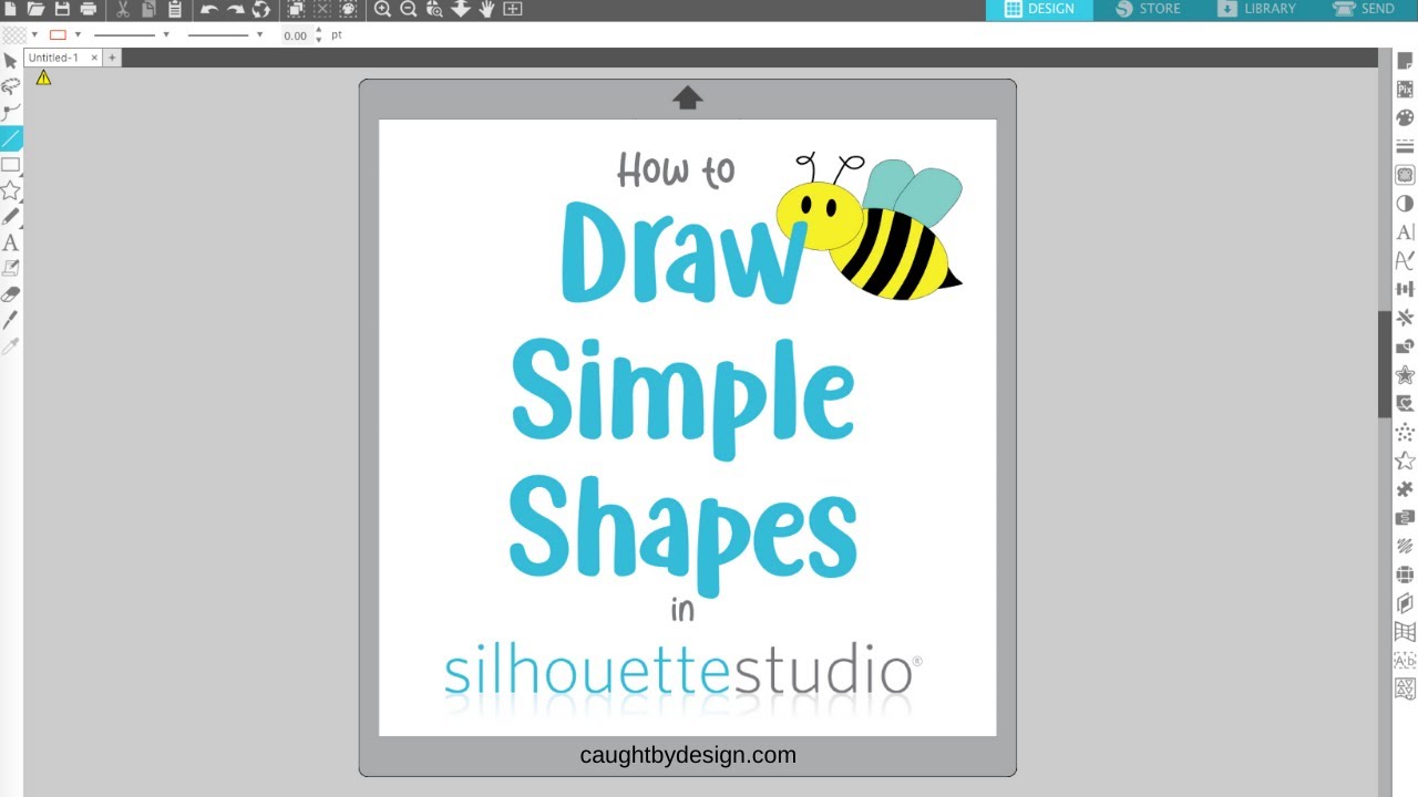 How To Draw Simple Shapes In Silhouette Studio YouTube How To Draw Simple Shapes In Silhouette Studio YouTube