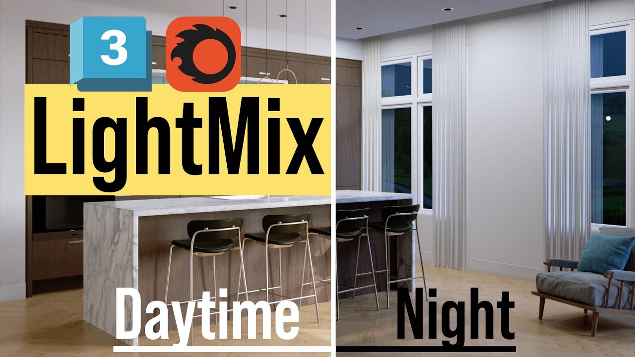 Aprende Lightmix en Corona: Día, Noche y Colores Sin Re-render - YouTube