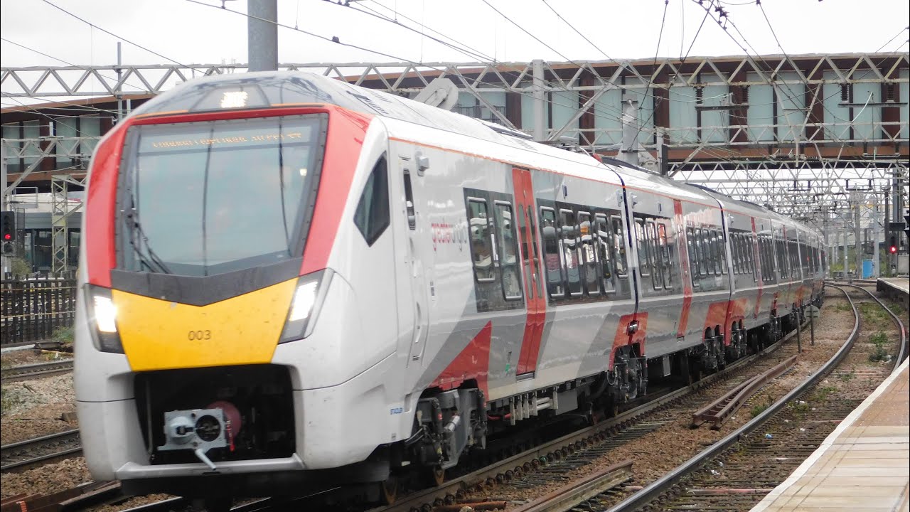 Brand New Greater Anglia Stadler FLIRT Class 745 003 Passing Stratford ...
