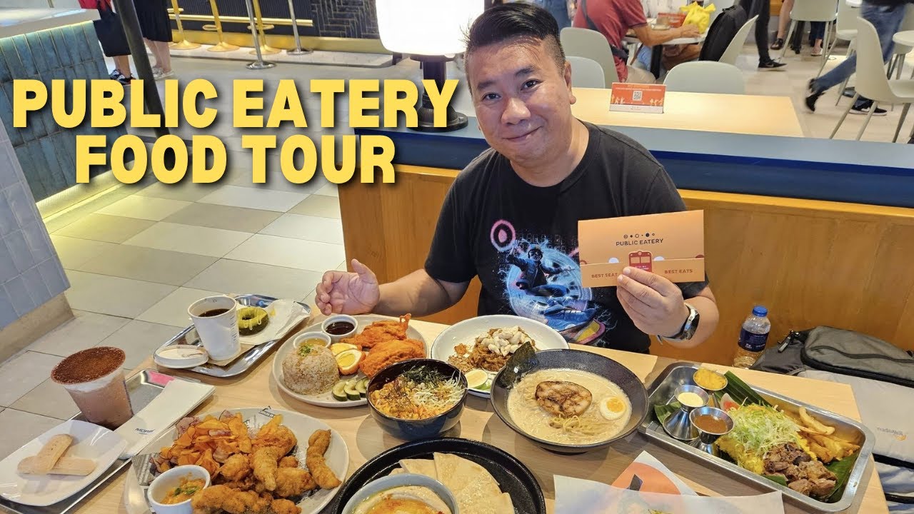 PUBLIC EATERY IN ROBINSONS MAGNOLIA - FOOD TOUR VLOG - YouTube