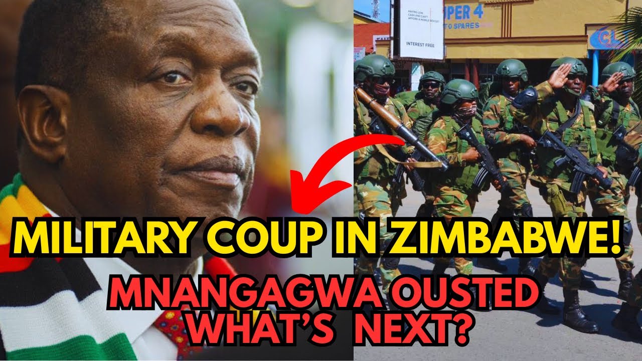 ZIMBABWE COUP LIVE: Military TAKES OVER – Mnangagwa BREAKS DOWN in ...