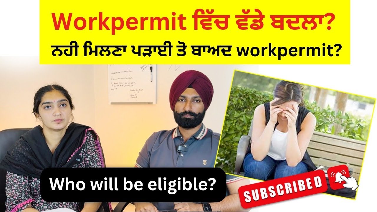 No More work permit in Canada/PGWP update - YouTube