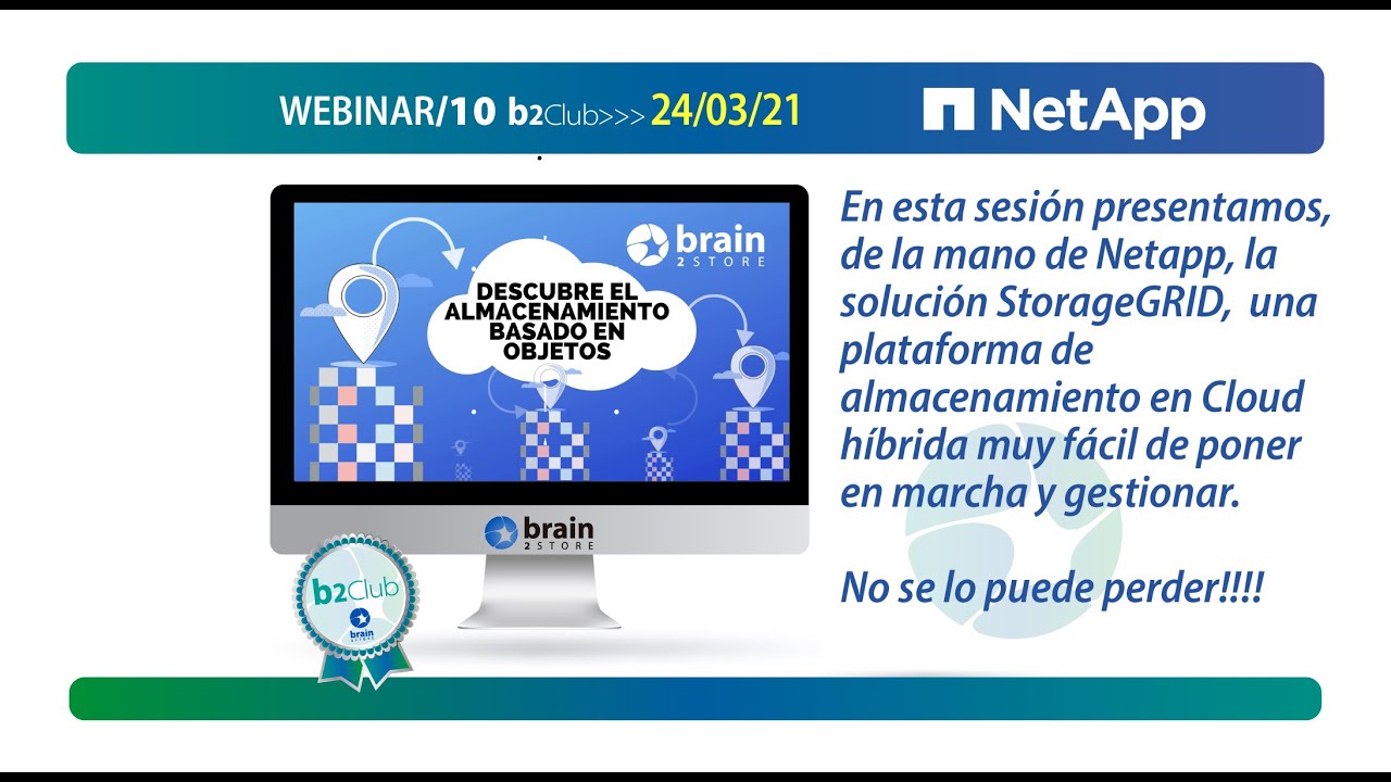 WEBINAR 10: ALMACENAMIENTO BASADO EN OBJETOS/ STORAGEGRID NETAPP - YouTube