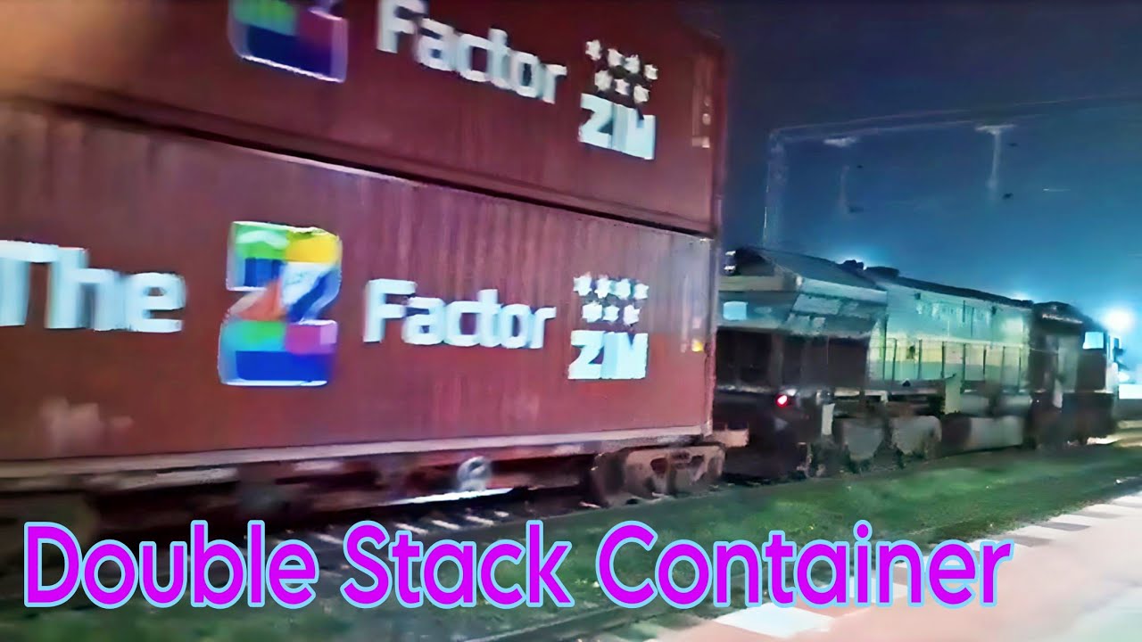 Double Stack Container train. #WDFC - YouTube