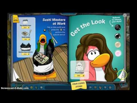 Club Penguin May Clothing Catalog 2013
