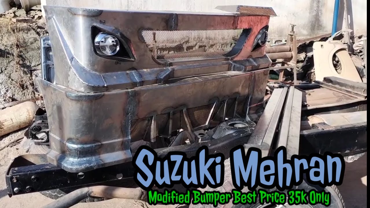 SUZUKI MEHRAN MODIFIED BUMPERS DESIGN - YouTube