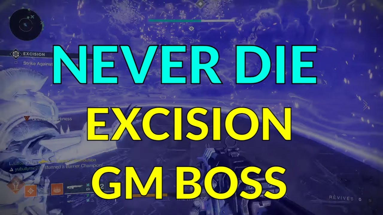 Easy GM Excision Boss DPS Cheese - NEVER DIE For LFG - YouTube