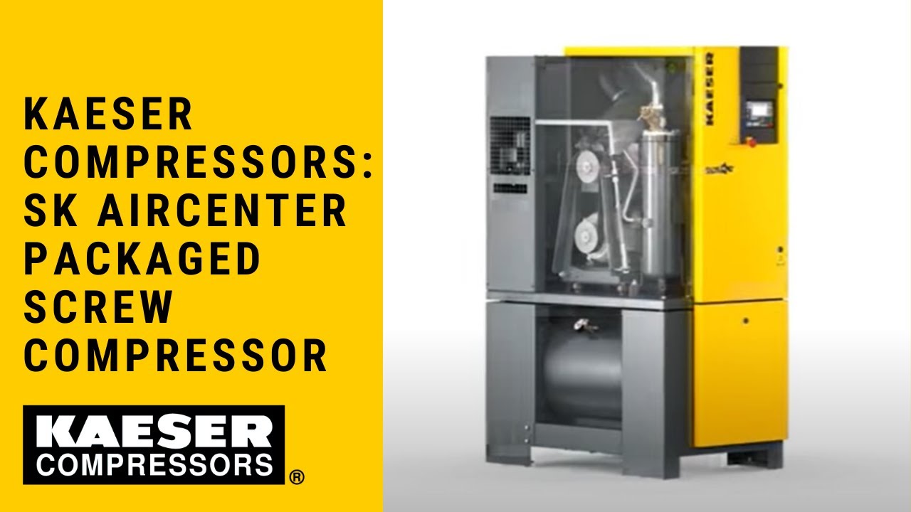 Kaeser Compressors: SK AIRCENTER Packaged Screw Compressor - YouTube