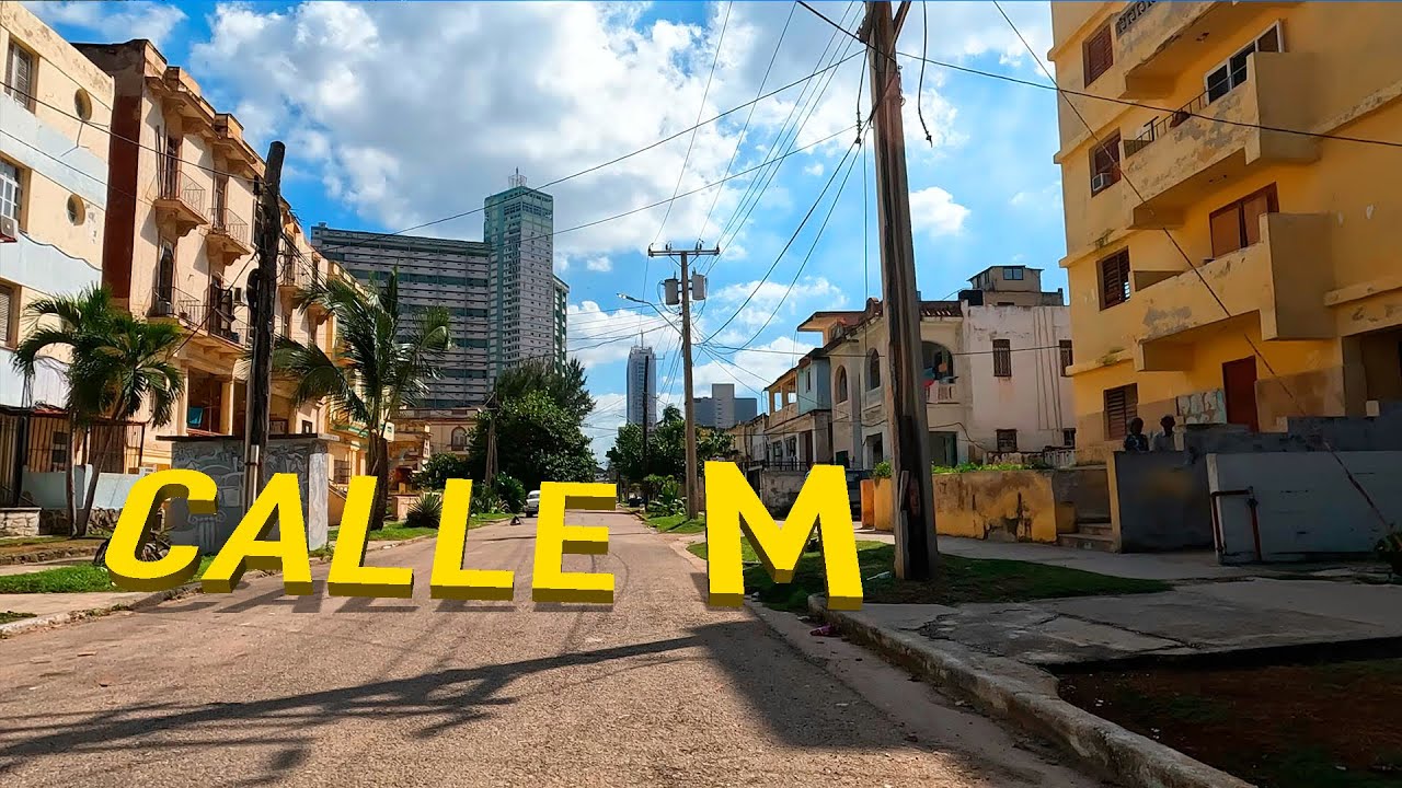 Así está la calle M, la de la esquina más famosa en el VEDADO / Cuba - YouTube