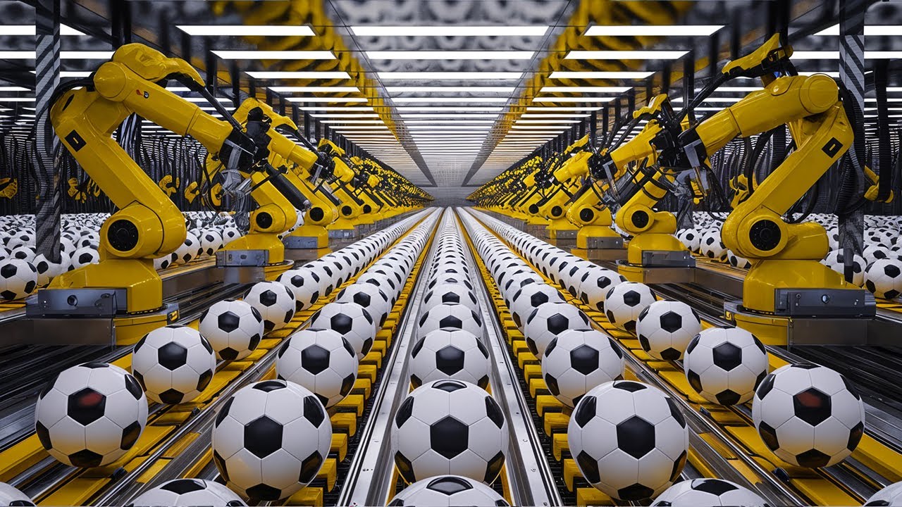 How Soccer Balls are Made - The SECRET Factory Process - YouTube
