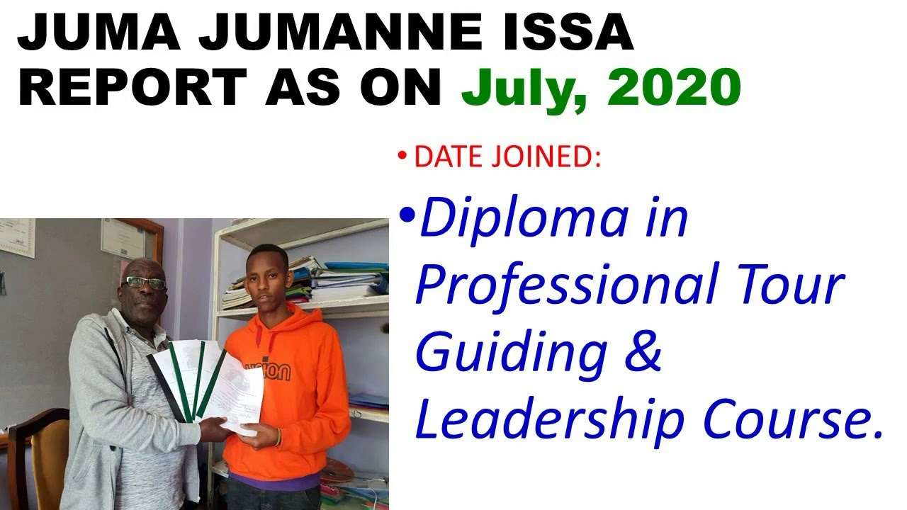 Juma Jumanne Issa Report as on July,2020 - YouTube