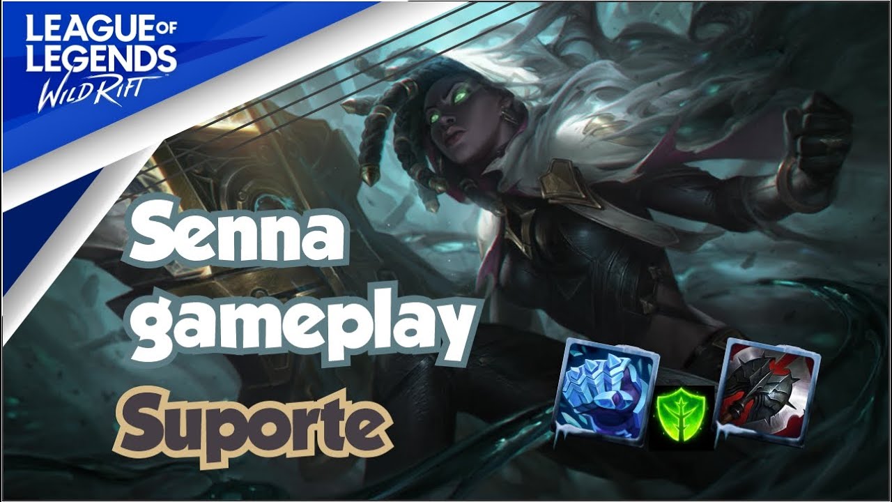 Gameplay de Senna Suporte - build Manopla + Cutelo - League of Legends ...