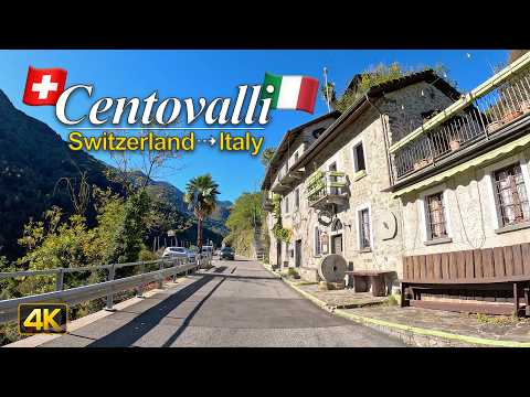 Locarno to Domodossola via Centovalli 🇨🇭🇮🇹 | Stunning Alpine Drive in 4K